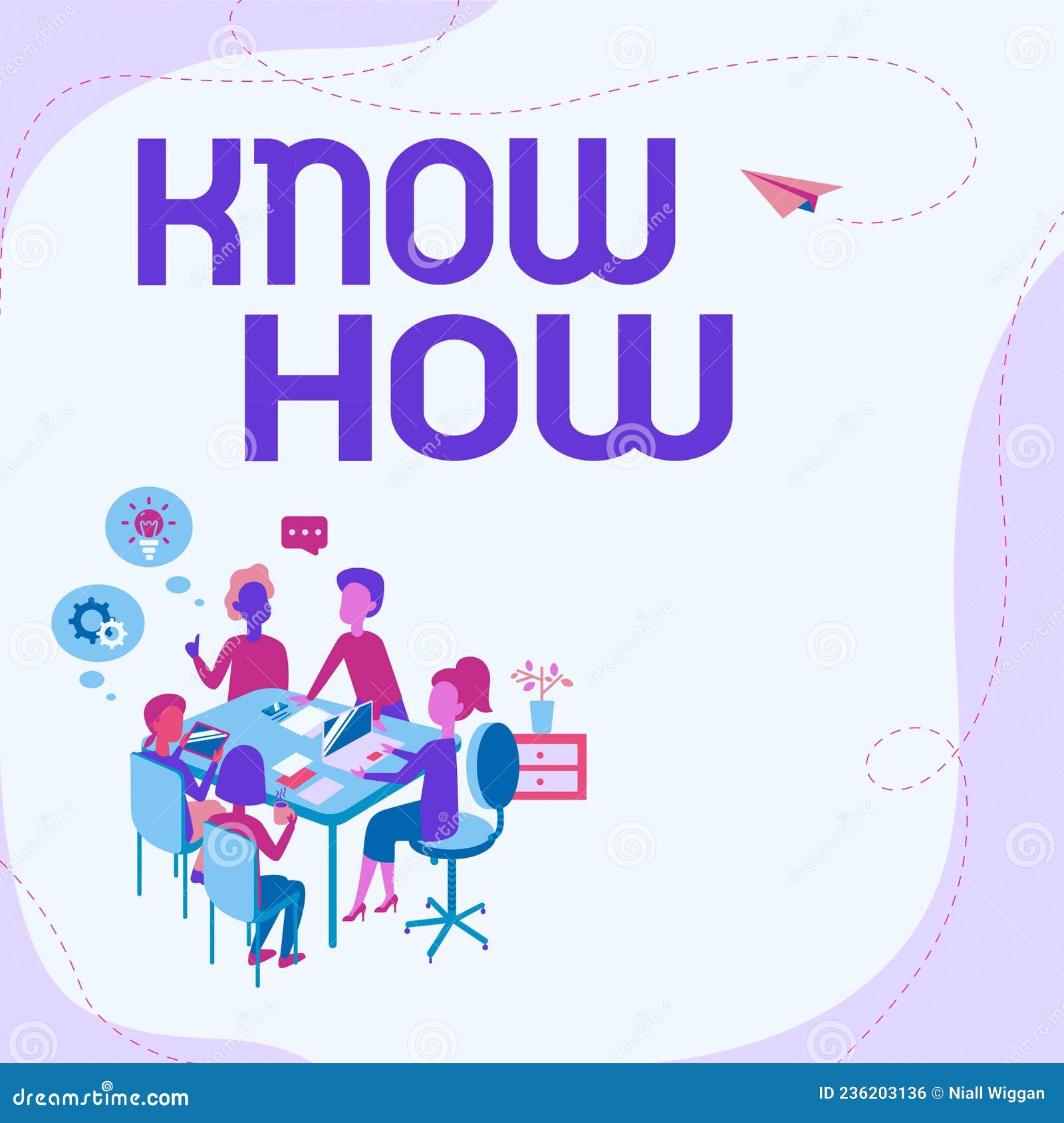 Writing Displaying Text Know How. Business Idea the Process To Learn of ...