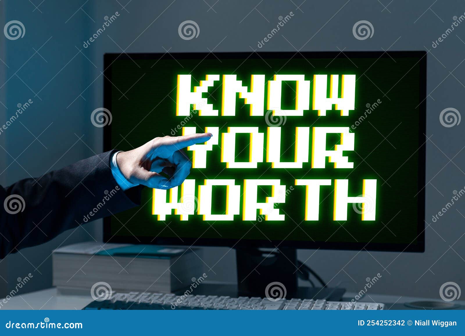 Hand Writing Sign Know Your Worth. Word Written on Be Aware of Personal ... Hand Writing Sign Know Your Worth. Word Written on Be Aware of Personal ...