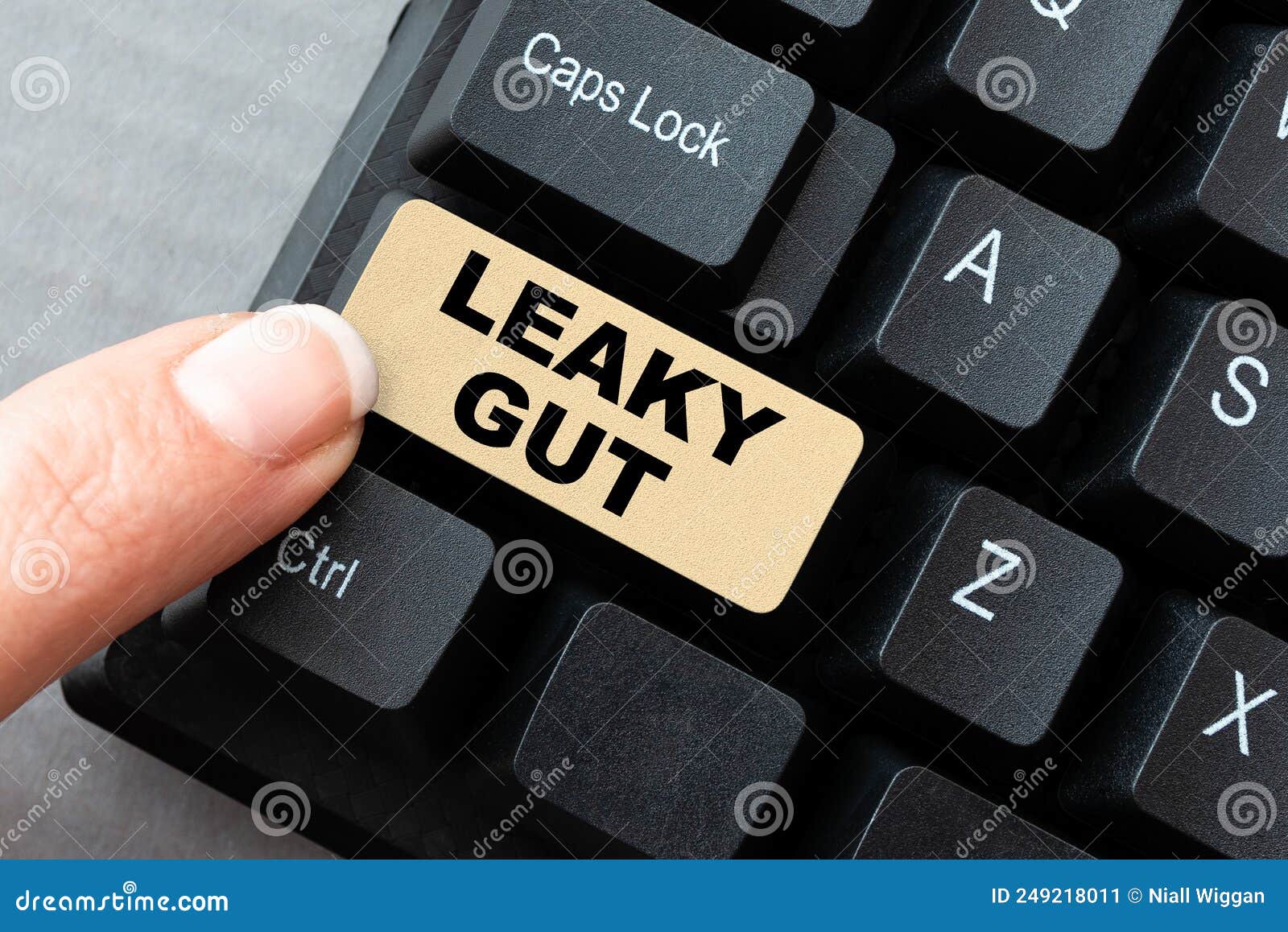 Hand Writing Sign Leaky Gut. Business Overview a Condition in Which the ... Hand Writing Sign Leaky Gut. Business Overview a Condition in Which the ...