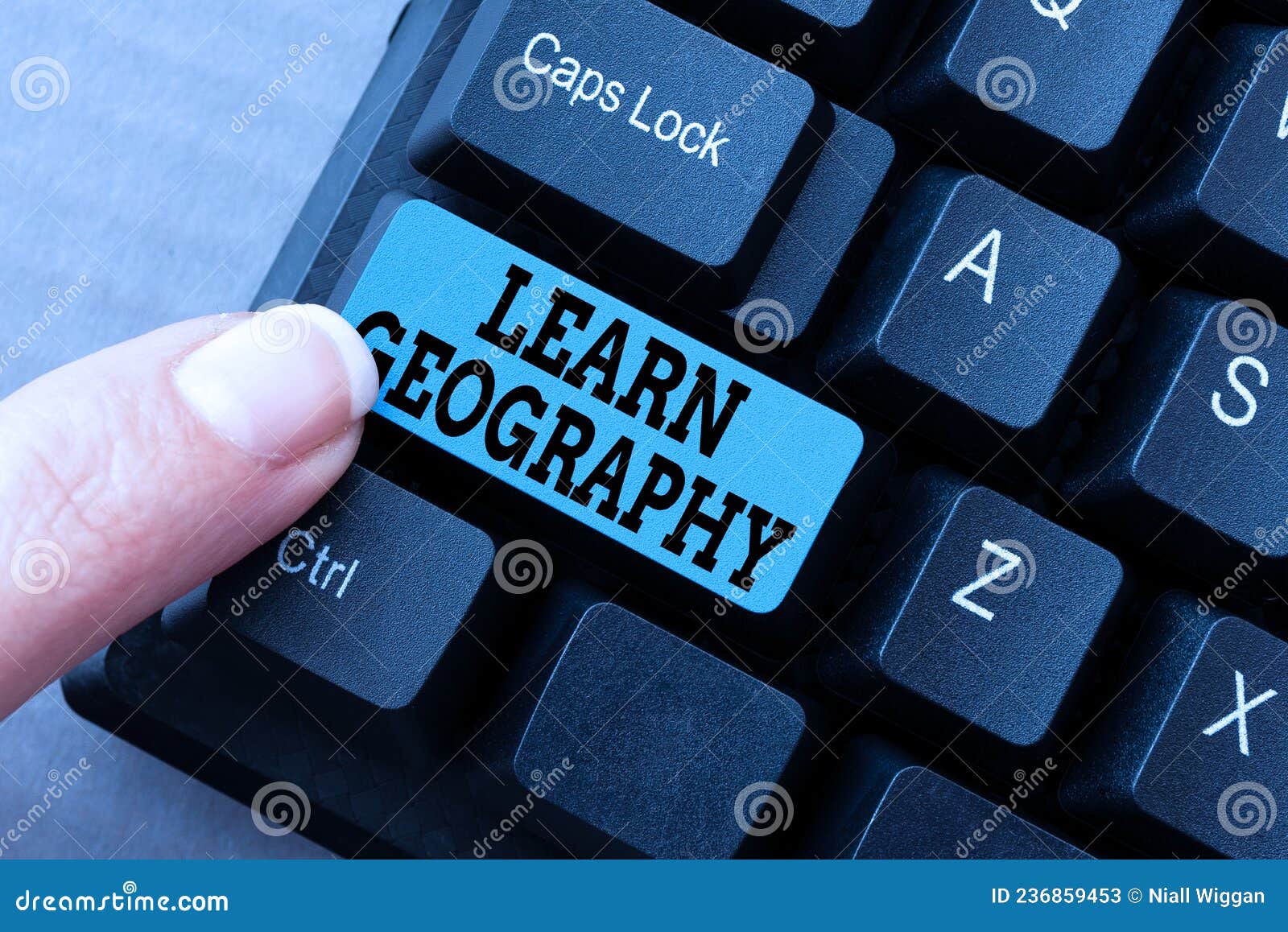 Hand Writing Sign Learn Geography. Business Idea Study of Physical ...