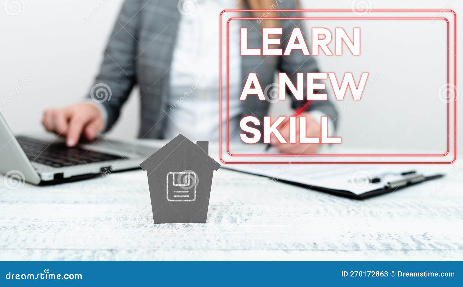 Text Caption Presenting Learn a New Skill. Internet Concept Acquisition ...