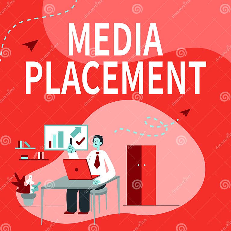 Hand Writing Sign Media Placement. Internet Concept the Method of ... Hand Writing Sign Media Placement. Internet Concept the Method of ...