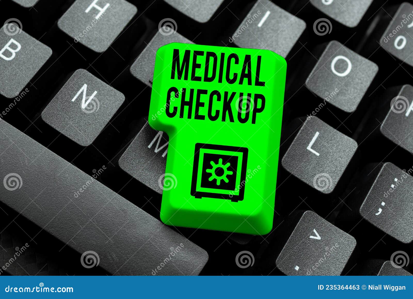 Hand Writing Sign Medical Checkup. Word Written on Thorough Physical ...