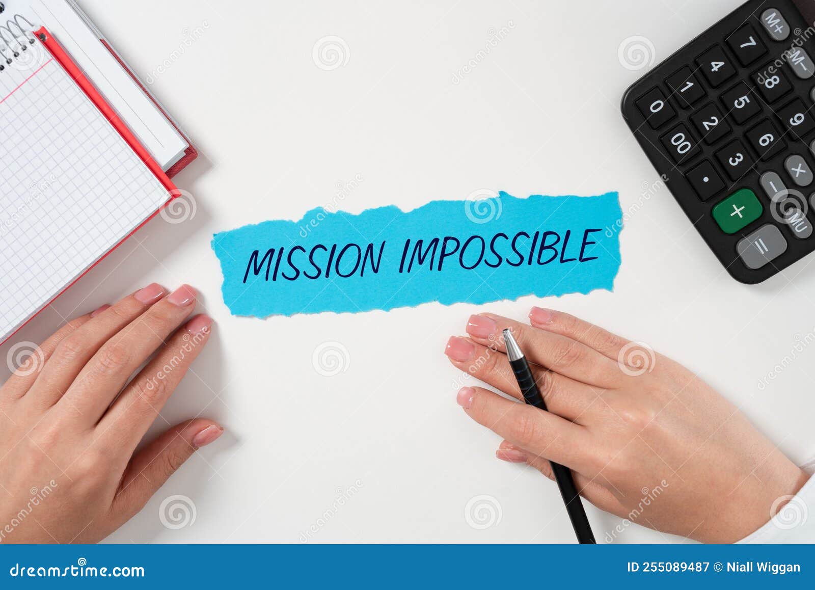 Hand Writing Sign Mission ImpossibleDifficult Dangerous Assignment ...