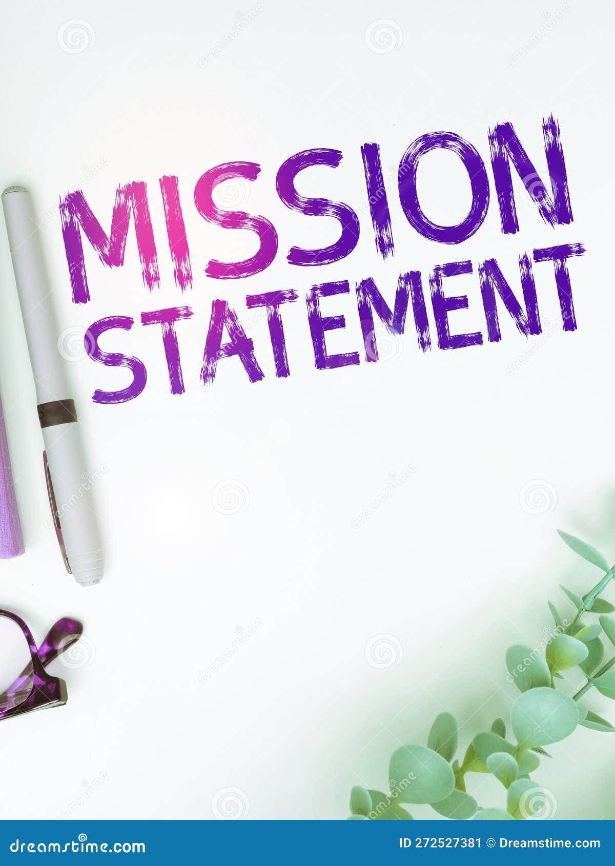 Hand Writing Sign Mission Statement. Concept Meaning Formal Summary of ...