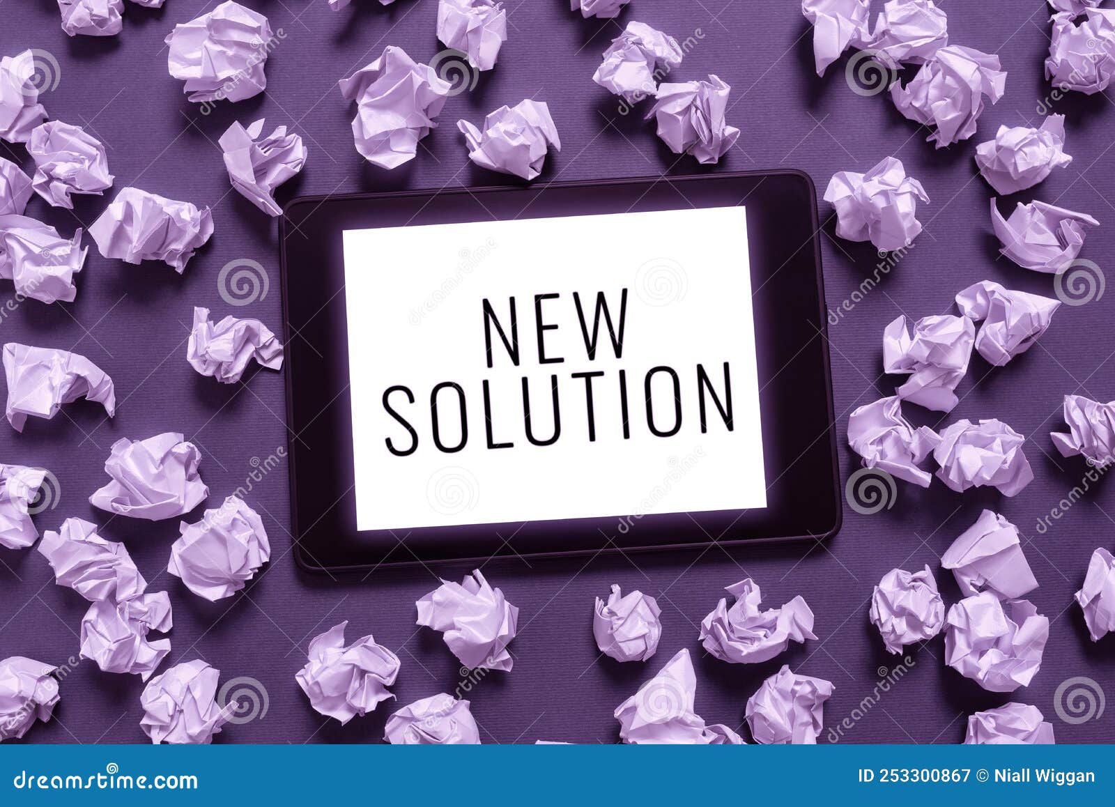 Hand Writing Sign New Solution. Concept Meaning Modern Innovation ...