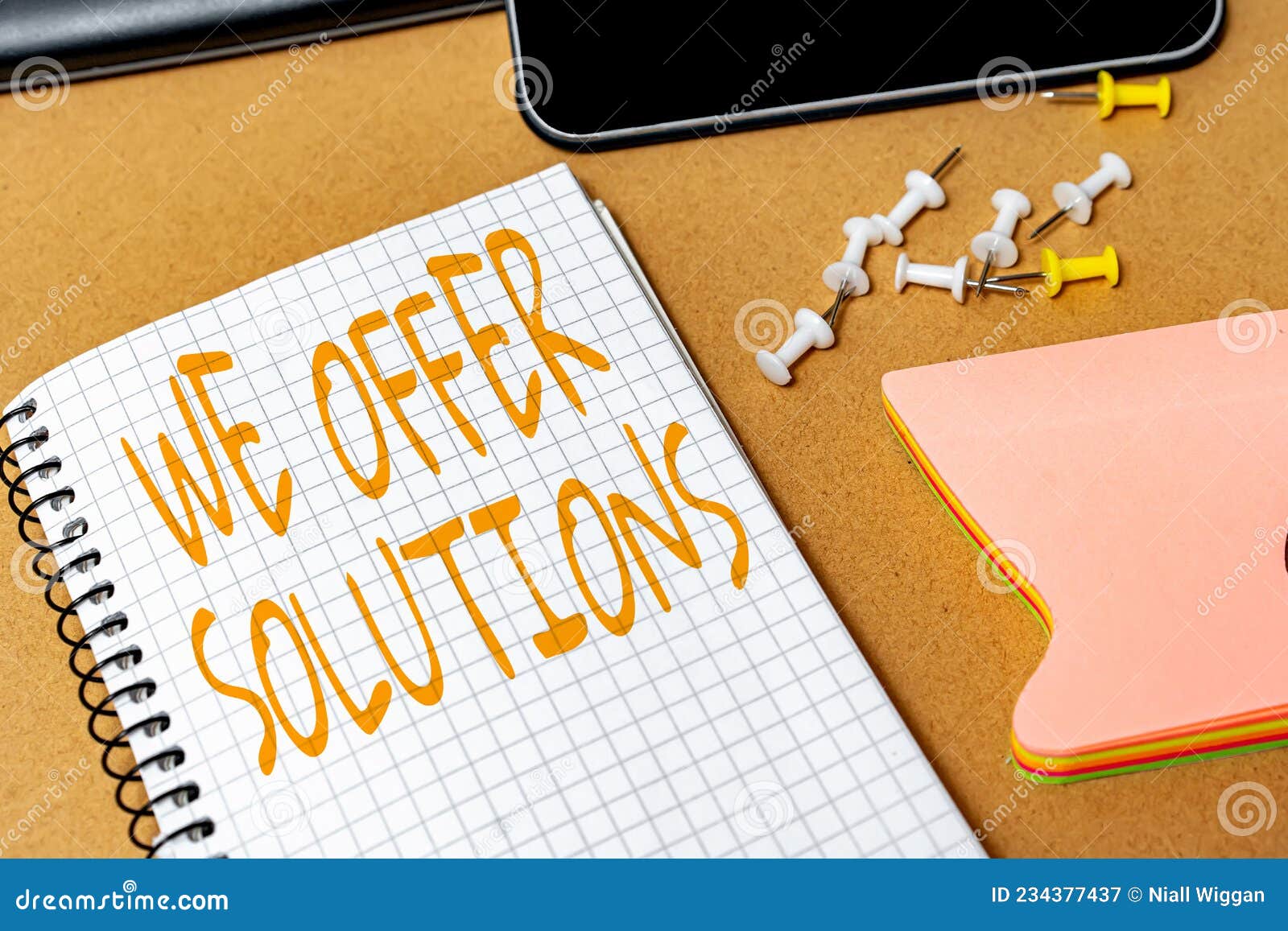 Writing Displaying Text we Offer Solutions. Business Overview Way To ...