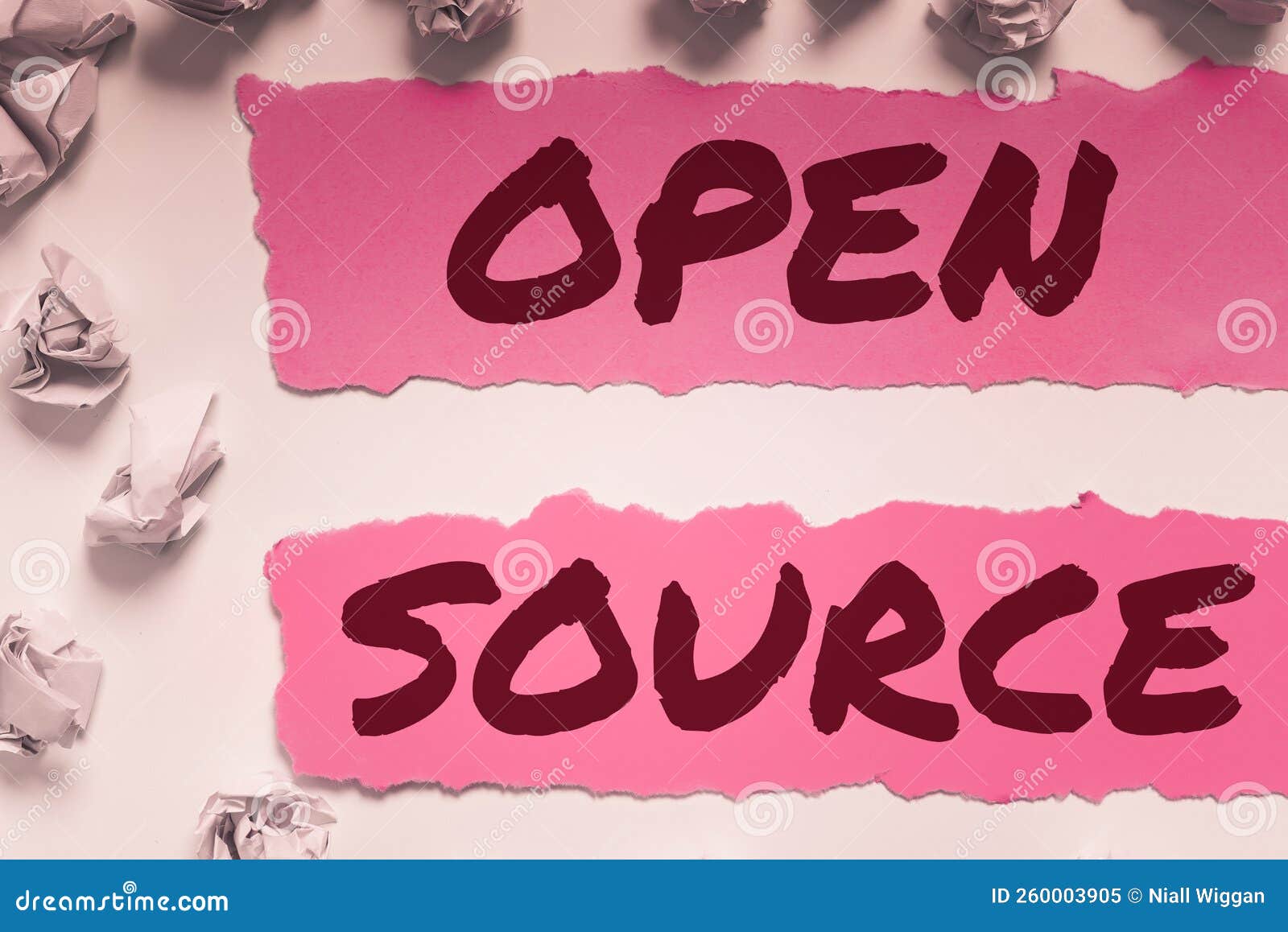 Conceptual Display Open Source Concept Meaning Contains The Source Code That Can Be Modified