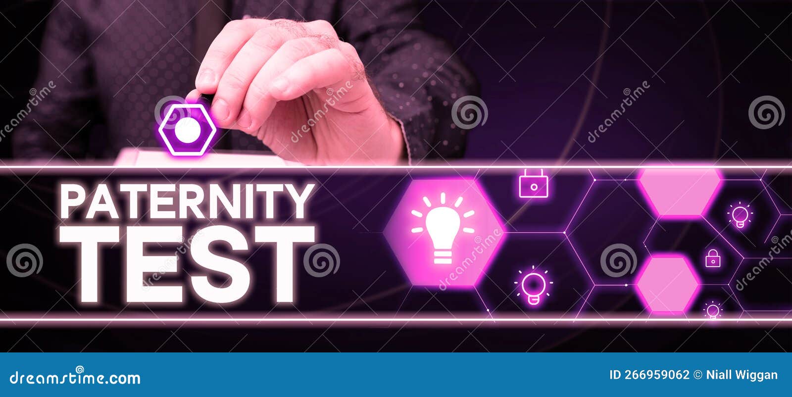 Hand Writing Sign Paternity Test. Concept Meaning a Test of DNA To ... Hand Writing Sign Paternity Test. Concept Meaning a Test of DNA To ...