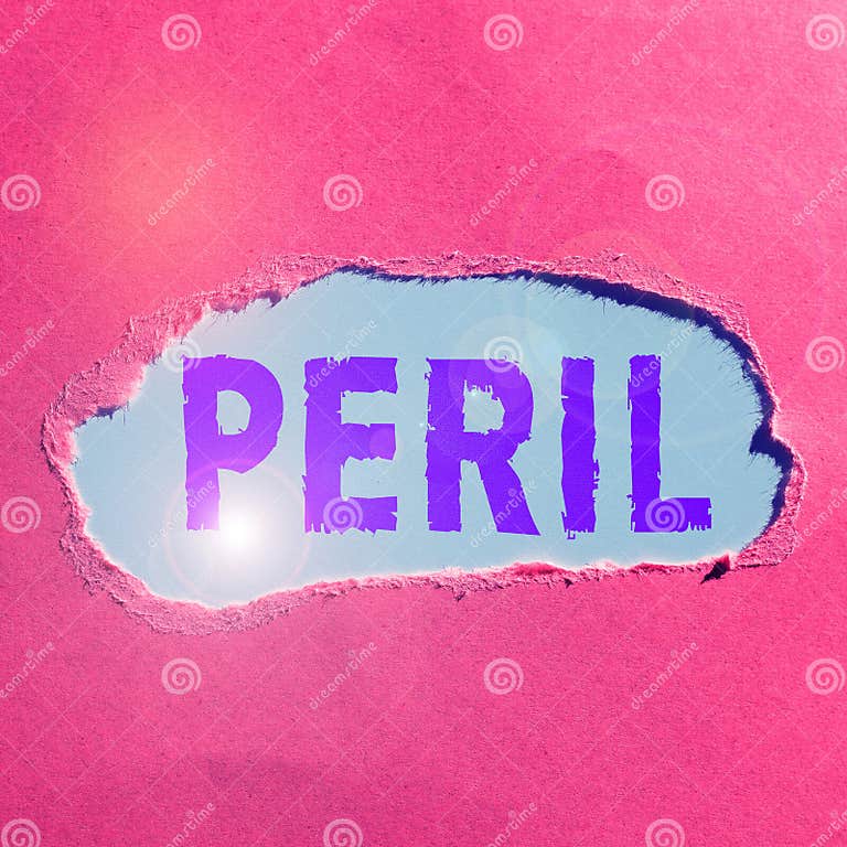 Sign Displaying Peril. Business Overview Indicates Something Extremely ... Sign Displaying Peril. Business Overview Indicates Something Extremely ...