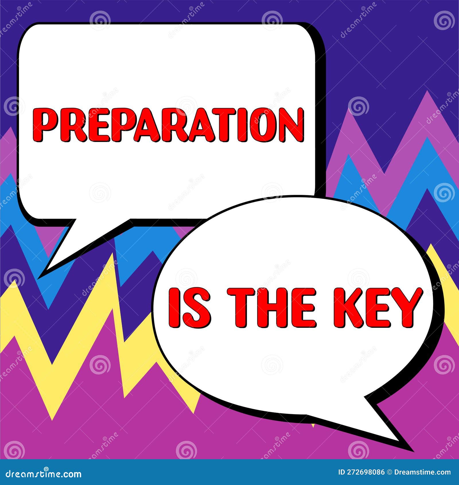 Hand Writing Sign Preparation is the Key. Concept Meaning Action of ...