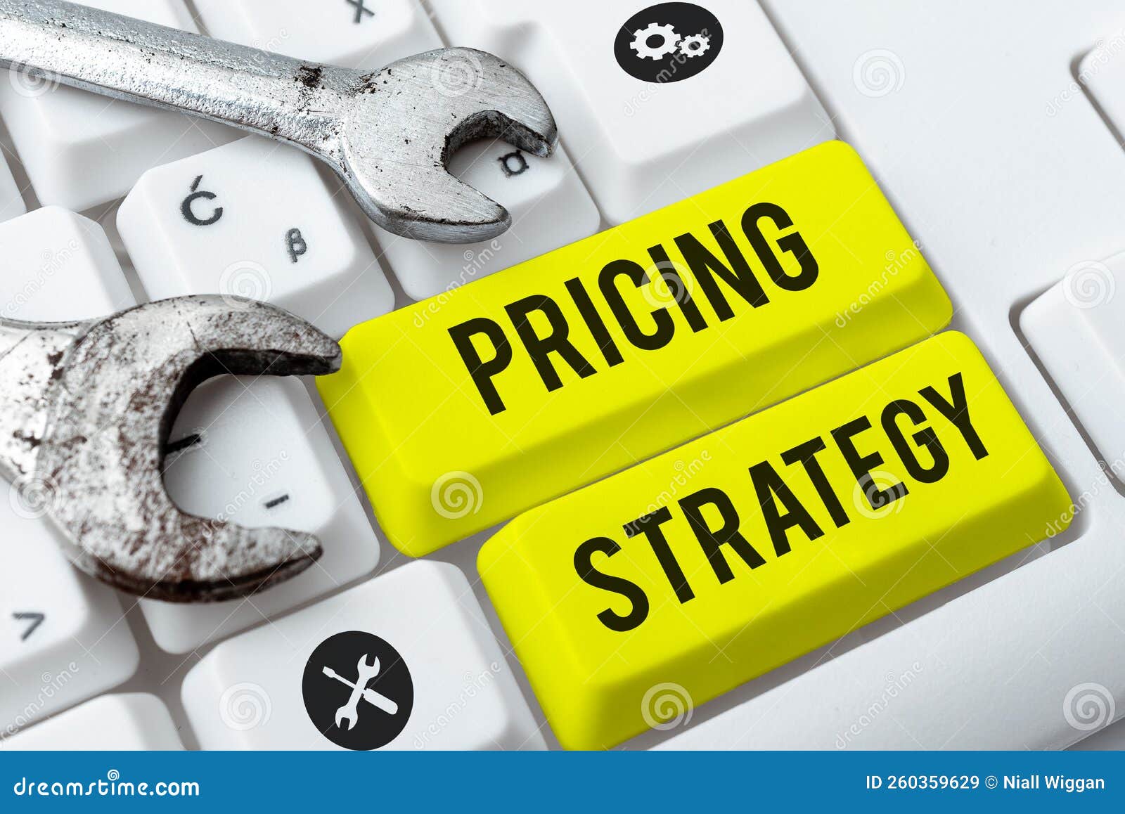 Hand Writing Sign Pricing Strategy. Internet Concept Responsible for ...