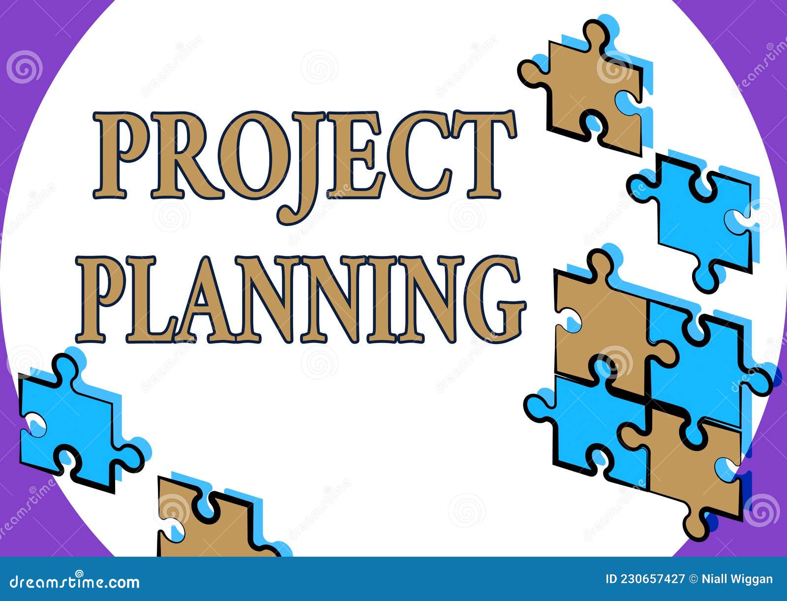 Sign Displaying Project Planning. Business Approach Plan and ...