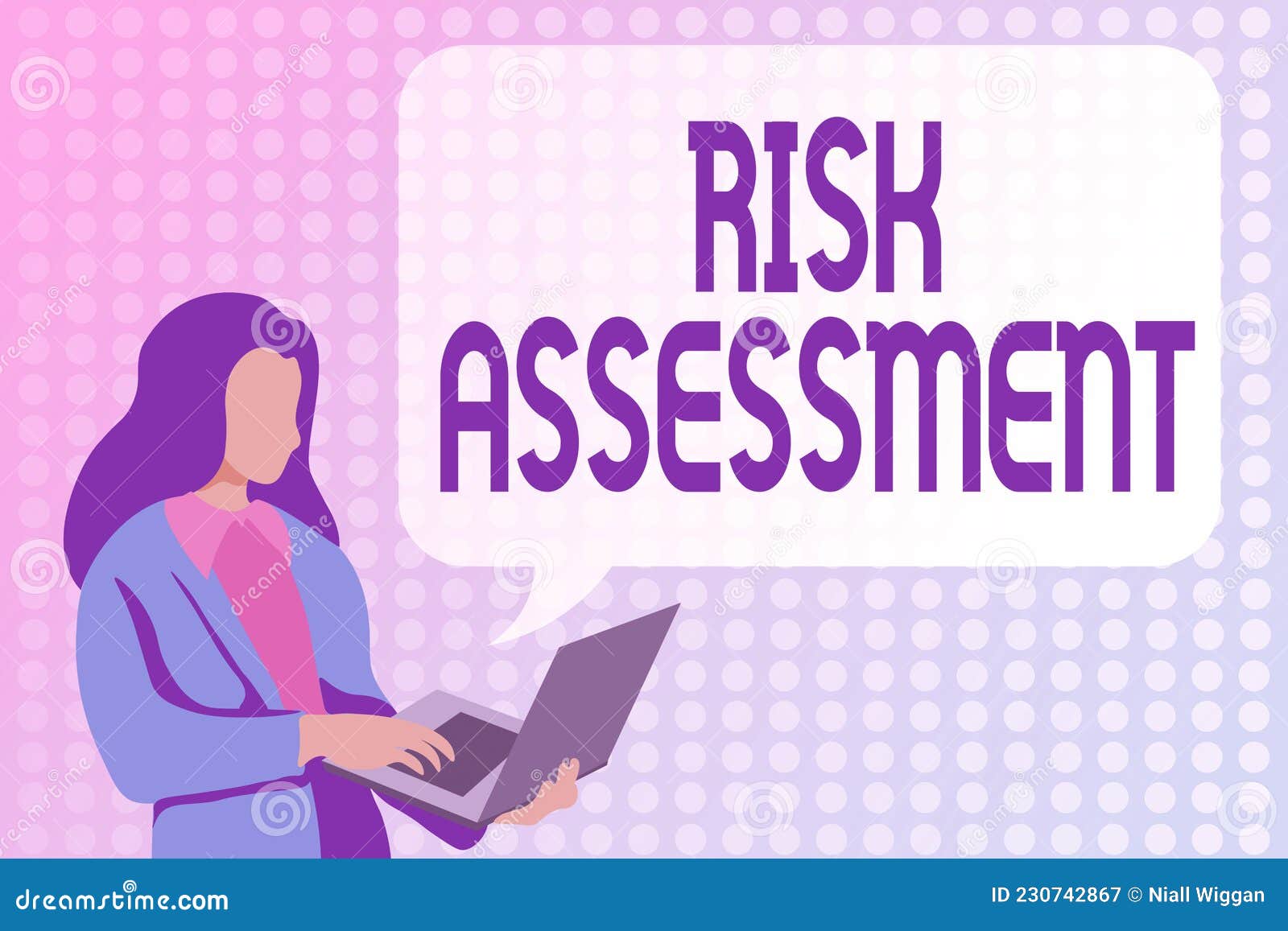 Hand Writing Sign Risk Assessment. Conceptual Photo Estimation of the ...