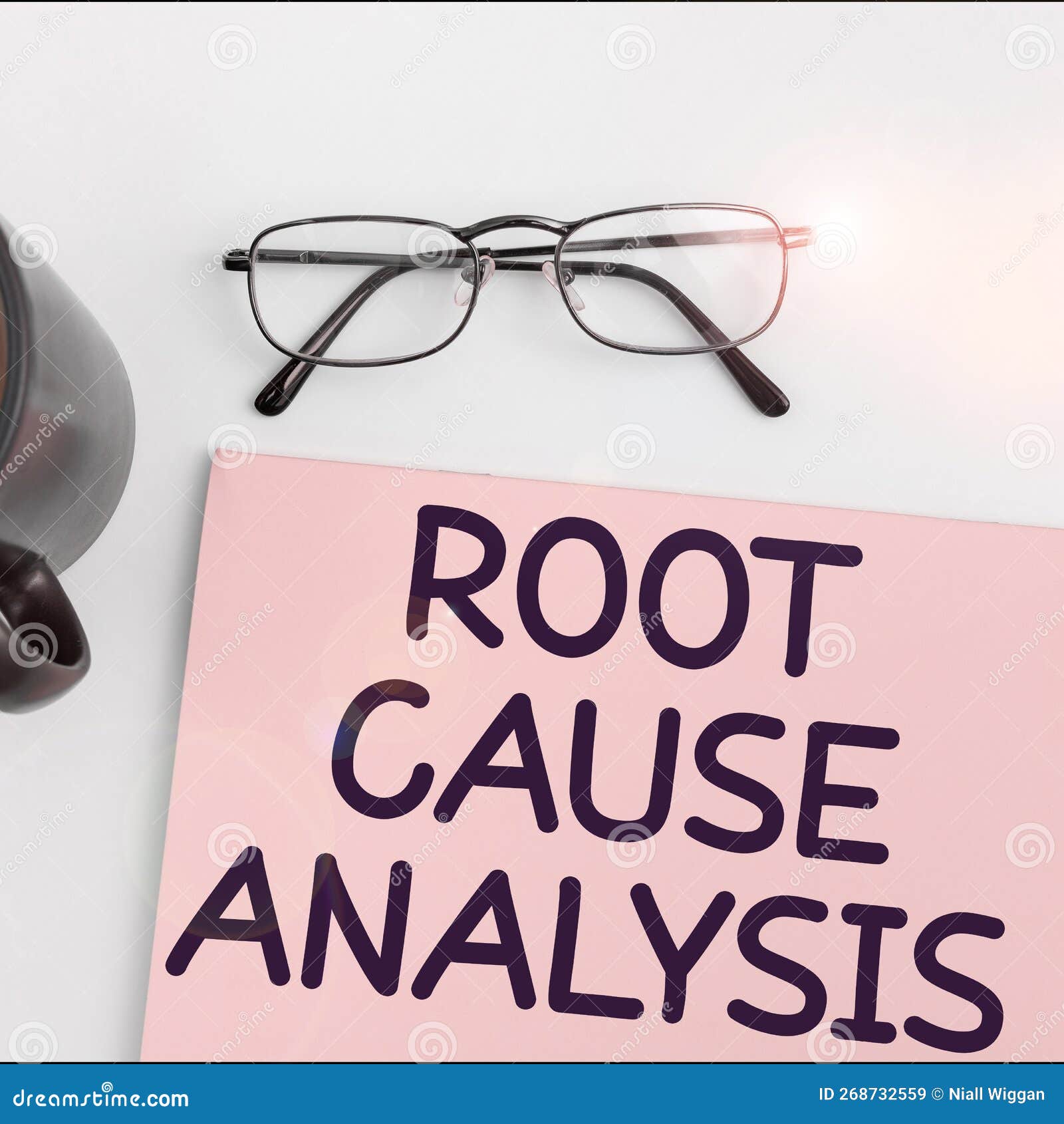 Hand Writing Sign Root Cause Analysis. Business Approach Method of ...
