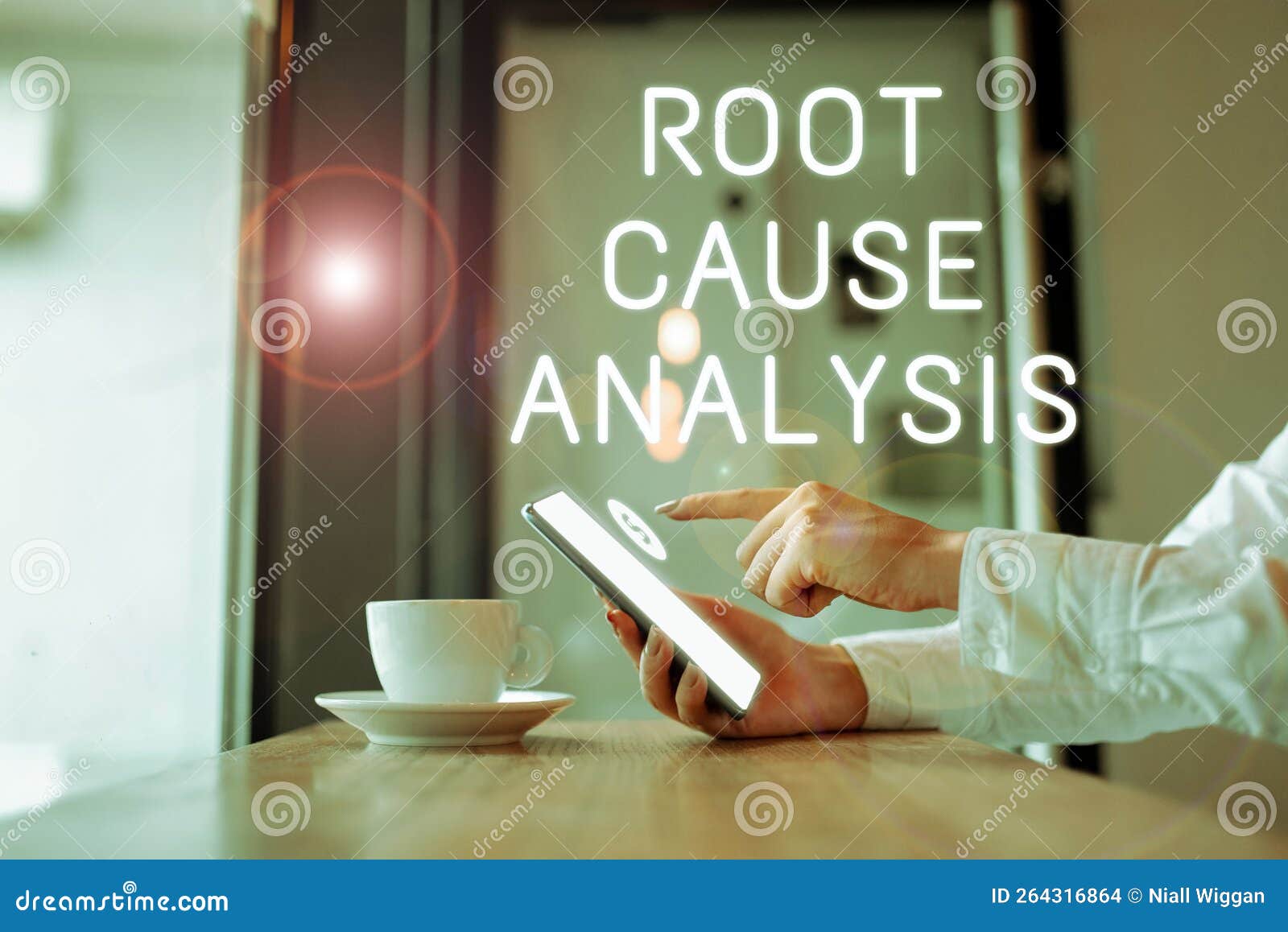 Hand Writing Sign Root Cause Analysis. Business Approach Method of ...