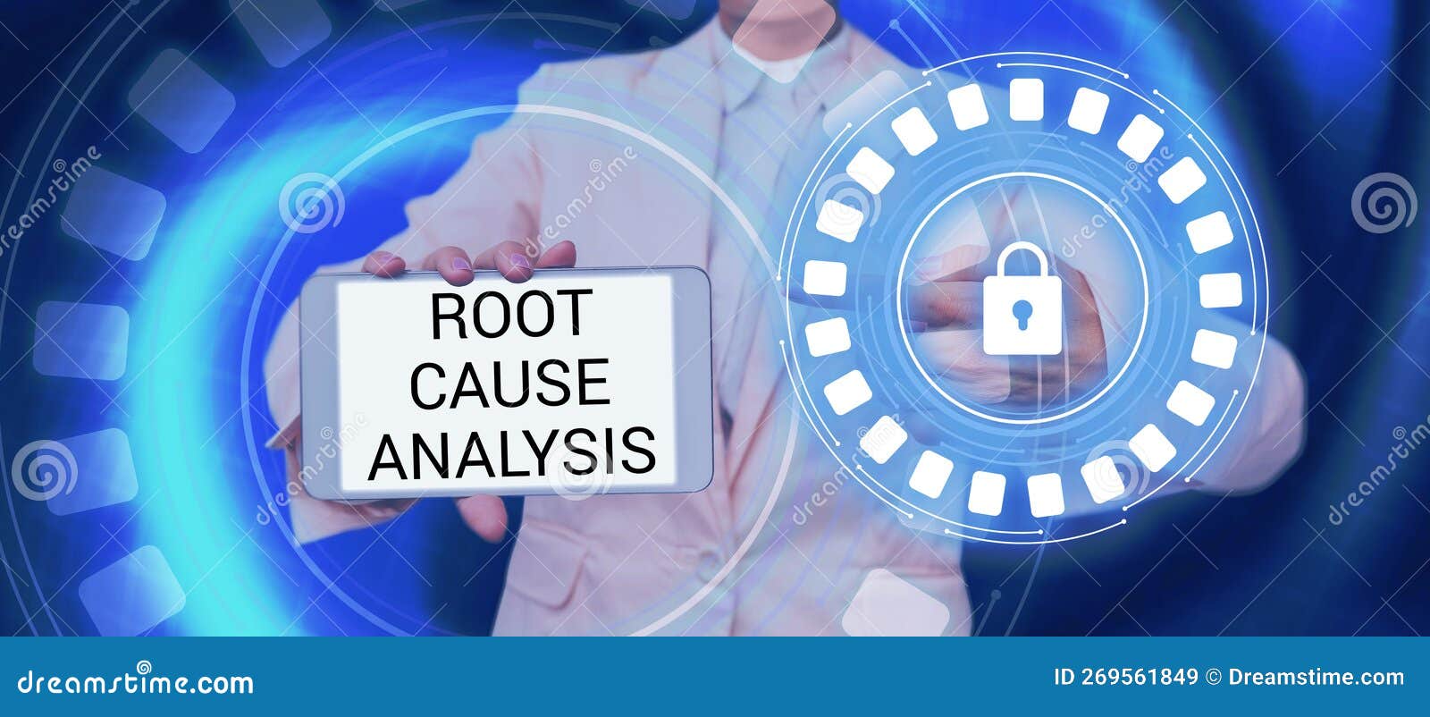 Hand Writing Sign Root Cause Analysis. Concept Meaning Method of ...