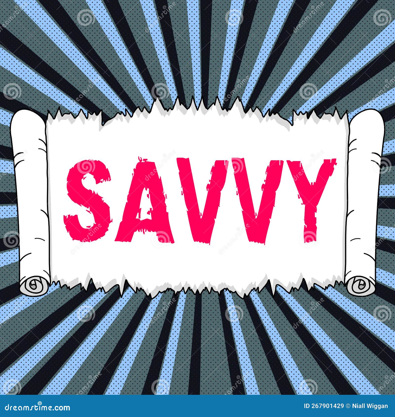 Hand Writing Sign Savvy. Business Idea Having Perception, Comprehension ...