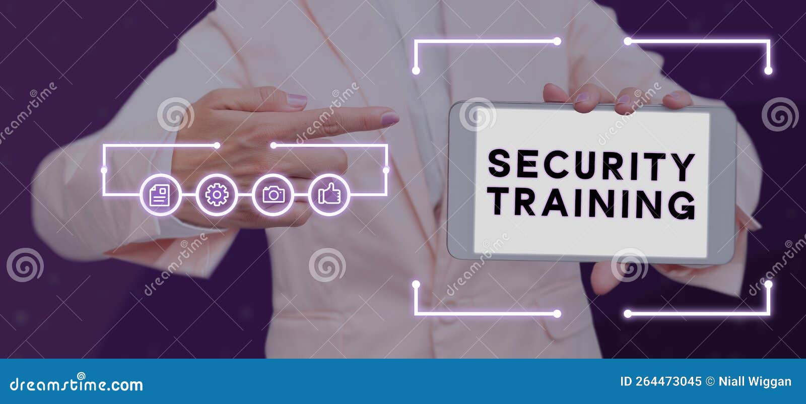 Handwriting Text Security Training. Concept Meaning Providing Security ...