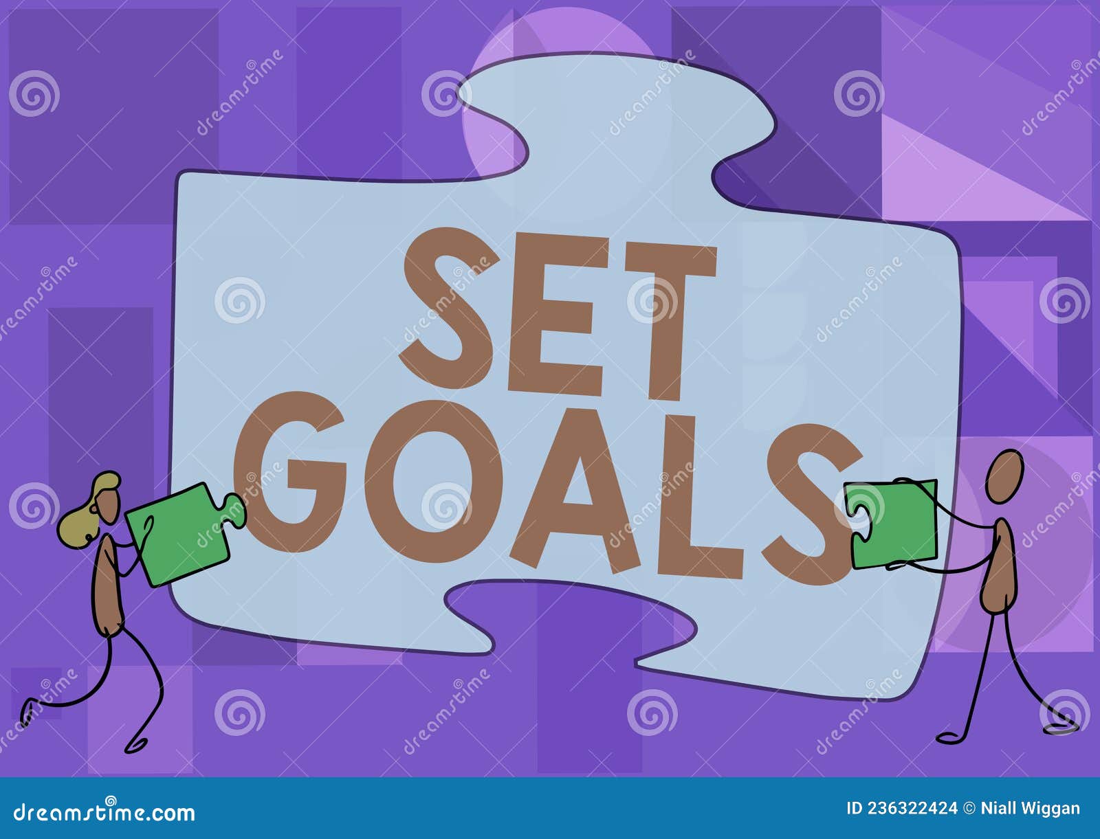 Text Sign Showing Set Goals. Business Idea Defining or Achieving ...
