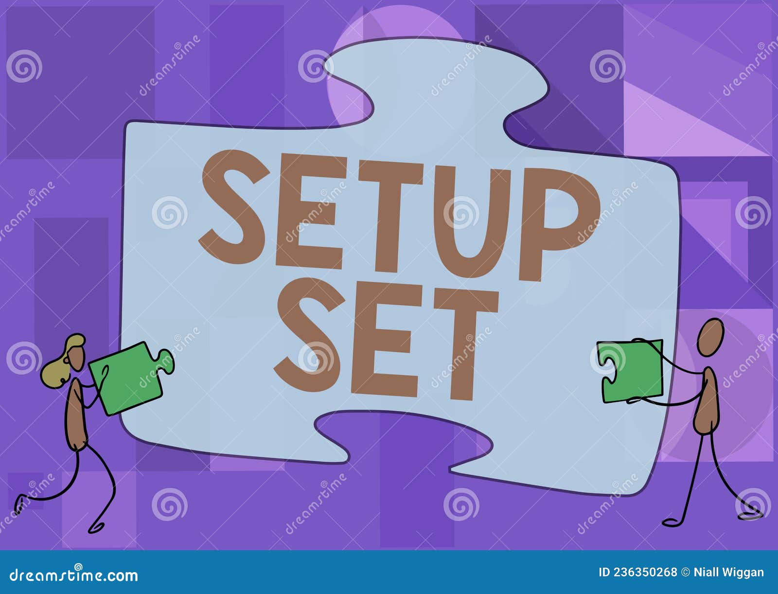 Sign Displaying Setup Set. Concept Meaning the Manner, Position, or ...