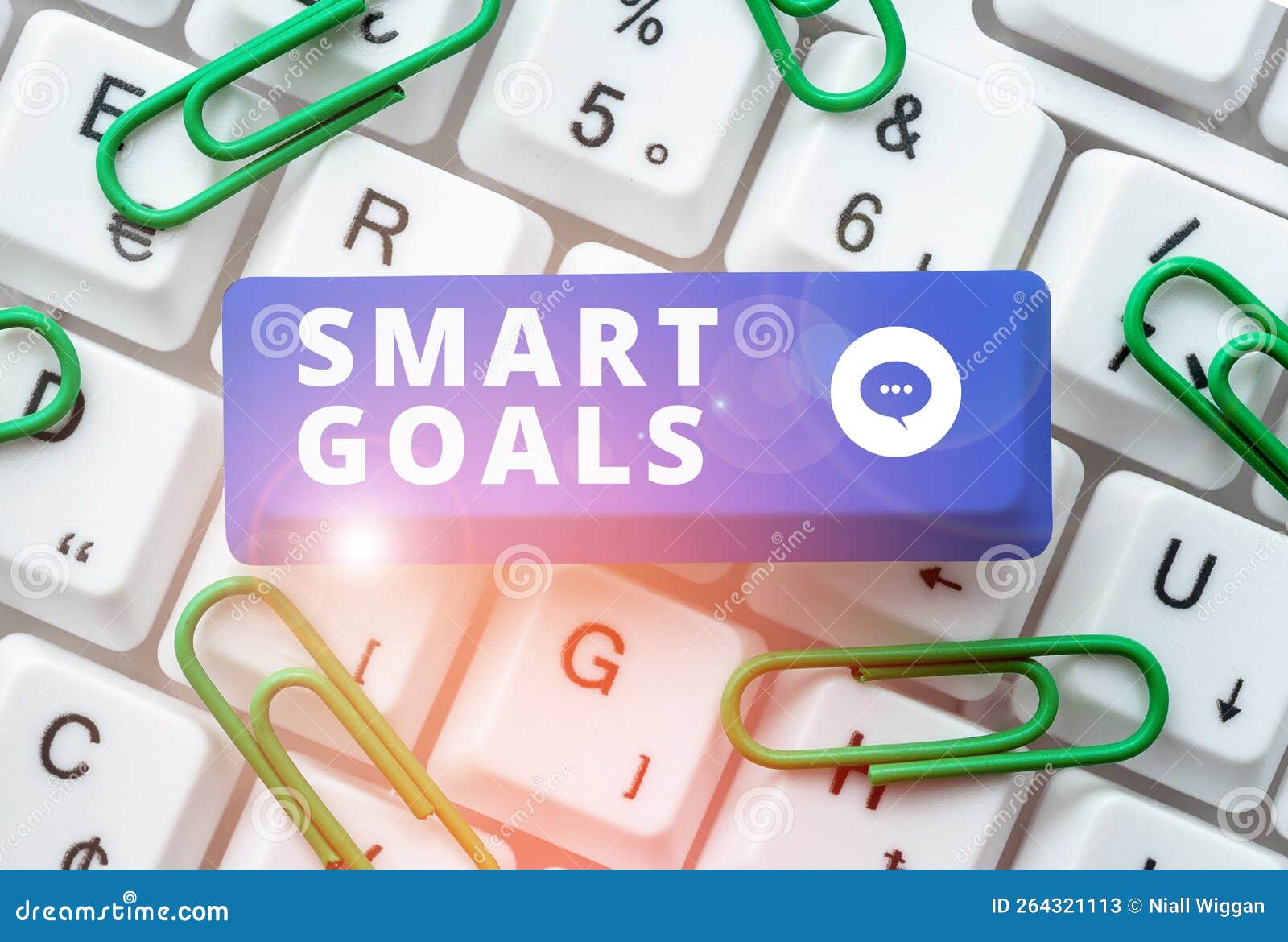 Hand Writing Sign Smart Goals. Concept Meaning Mnemonic Used As a Basis ...