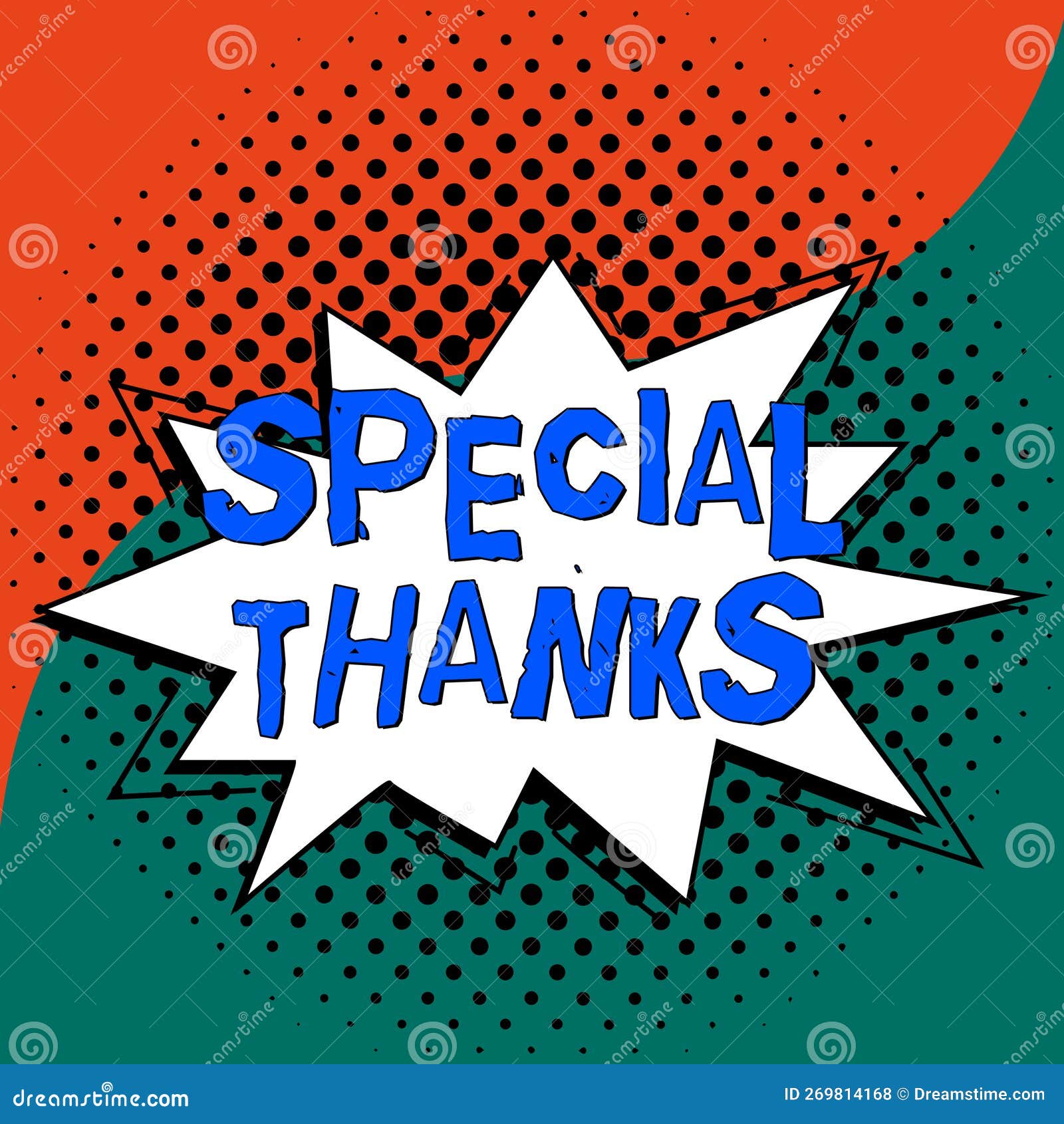 Hand Writing Sign Special Thanks. Concept Meaning Expression of ...