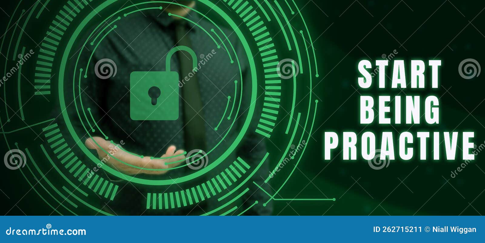 Hand Writing Sign Start Being Proactive. Internet Concept Control ...