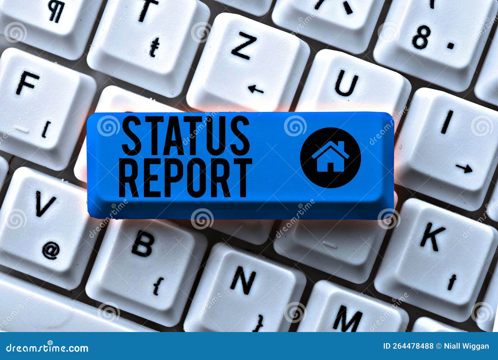 Sign Displaying Status Report. Concept Meaning Update Summary of ...