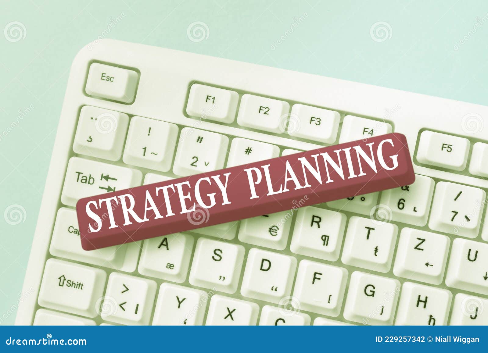 Hand Writing Sign Strategy Planning. Business Overview a Systematic ...