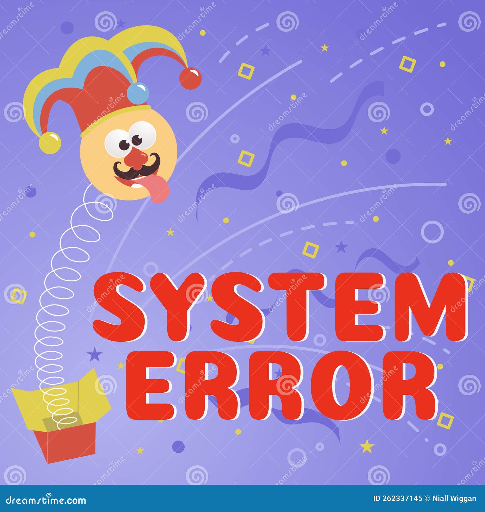 Hand Writing Sign System Error. Business Idea Technological Failure ...