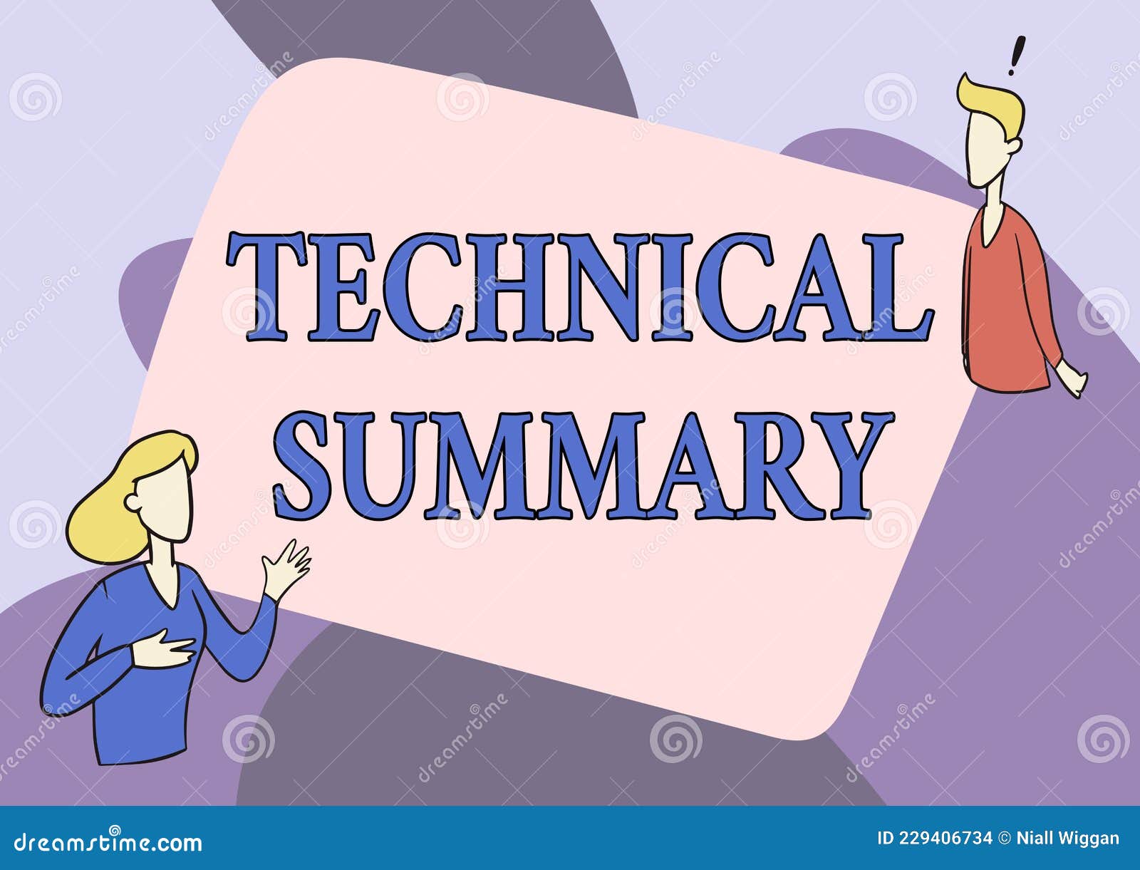 Hand Writing Sign Technical Summary. Business Showcase Includes ...