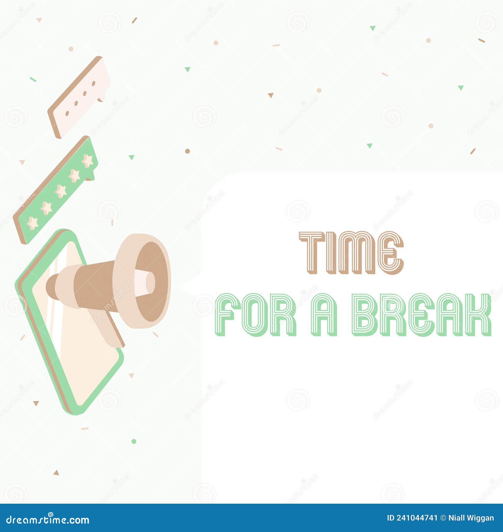 Hand Writing Sign Time for a Break. Business Approach Making a Pause ...