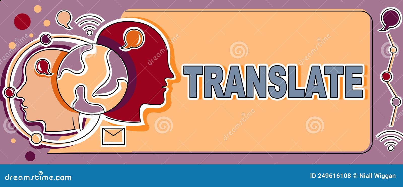 Hand Writing Sign Translate. Word for Another Word with Same Equivalent ...