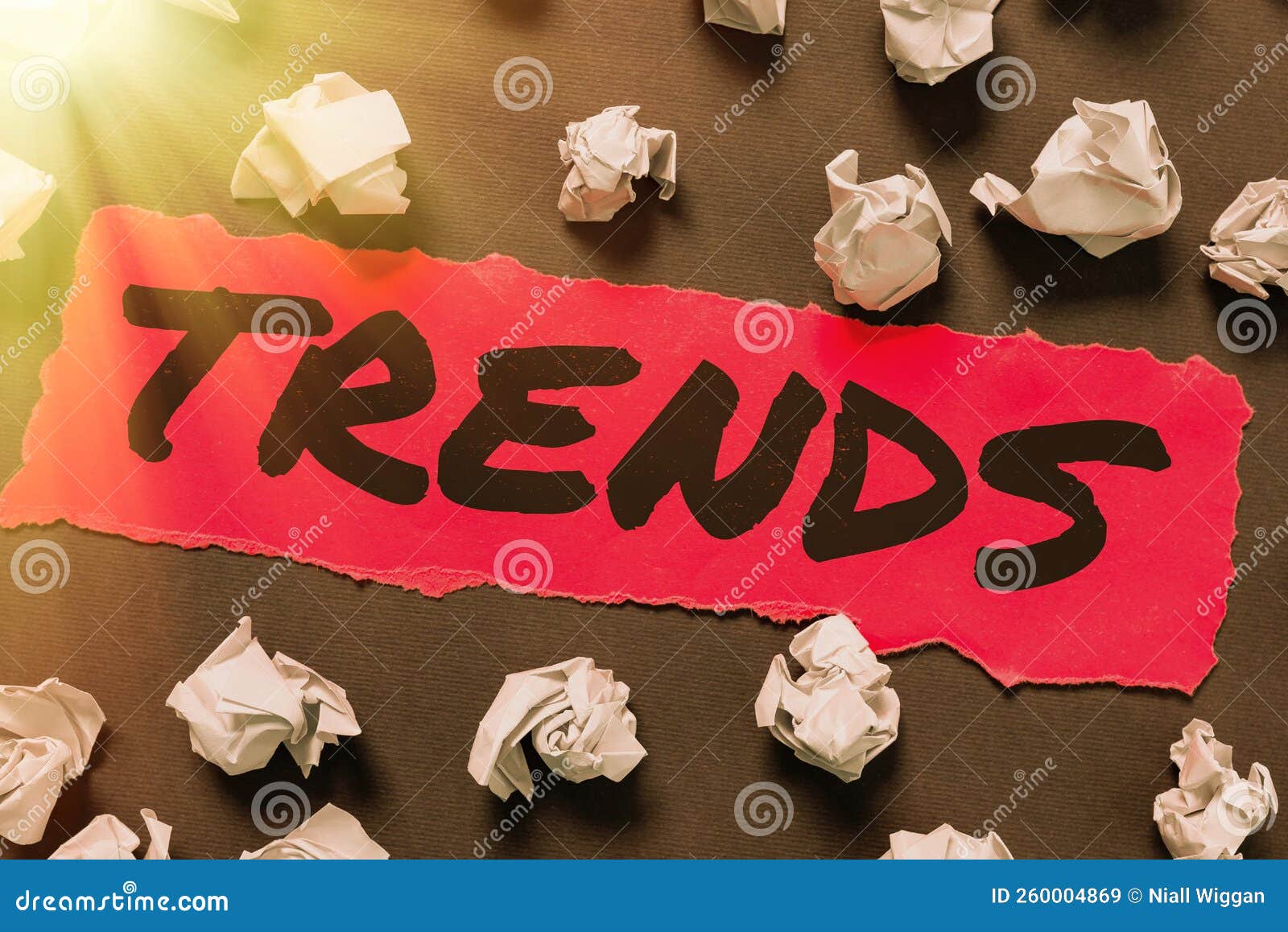 Hand Writing Sign Trends. Business Approach General Tendency of Data ...