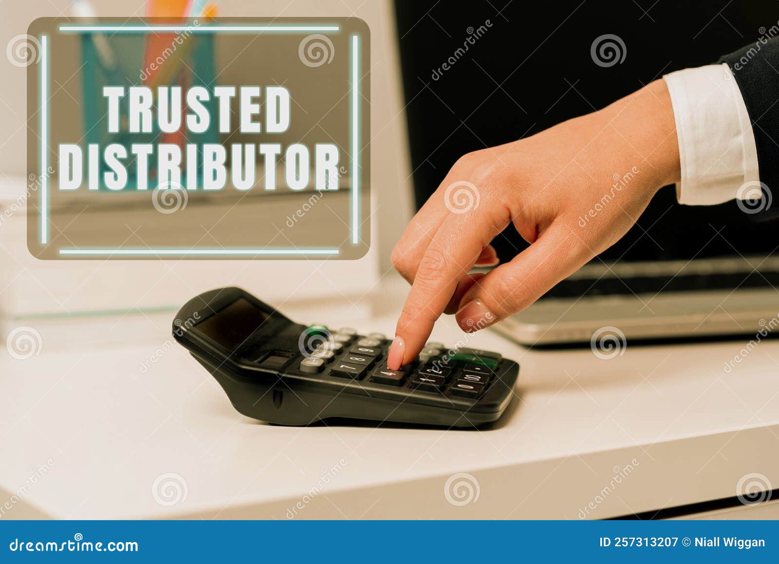 Hand Writing Sign Trusted Distributor. Business Concept Authorized ... Hand Writing Sign Trusted Distributor. Business Concept Authorized ...