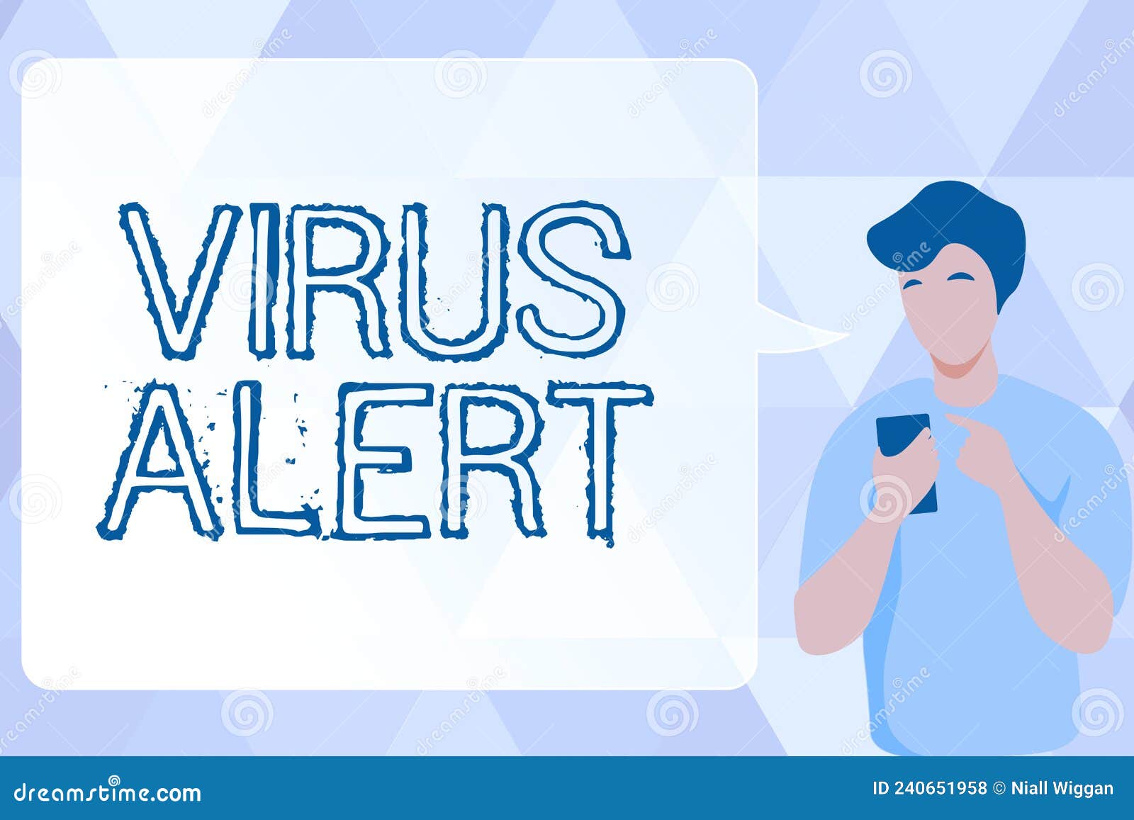 Hand Writing Sign Virus Alert. Concept Meaning Virus Alert Man ...