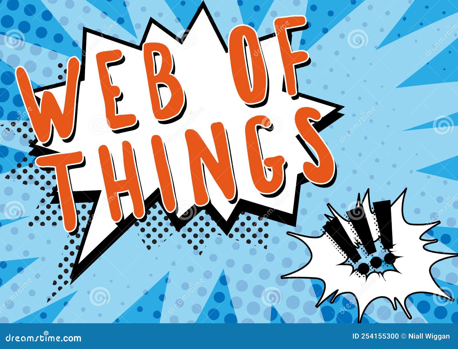 Hand Writing Sign Web of Things. Concept Meaning Internet Technology ...