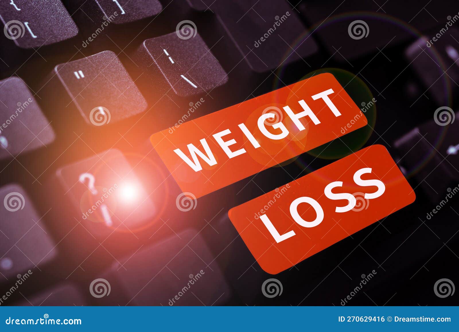 Conceptual Display Weight Loss. Business Overview Decrease in Body ...