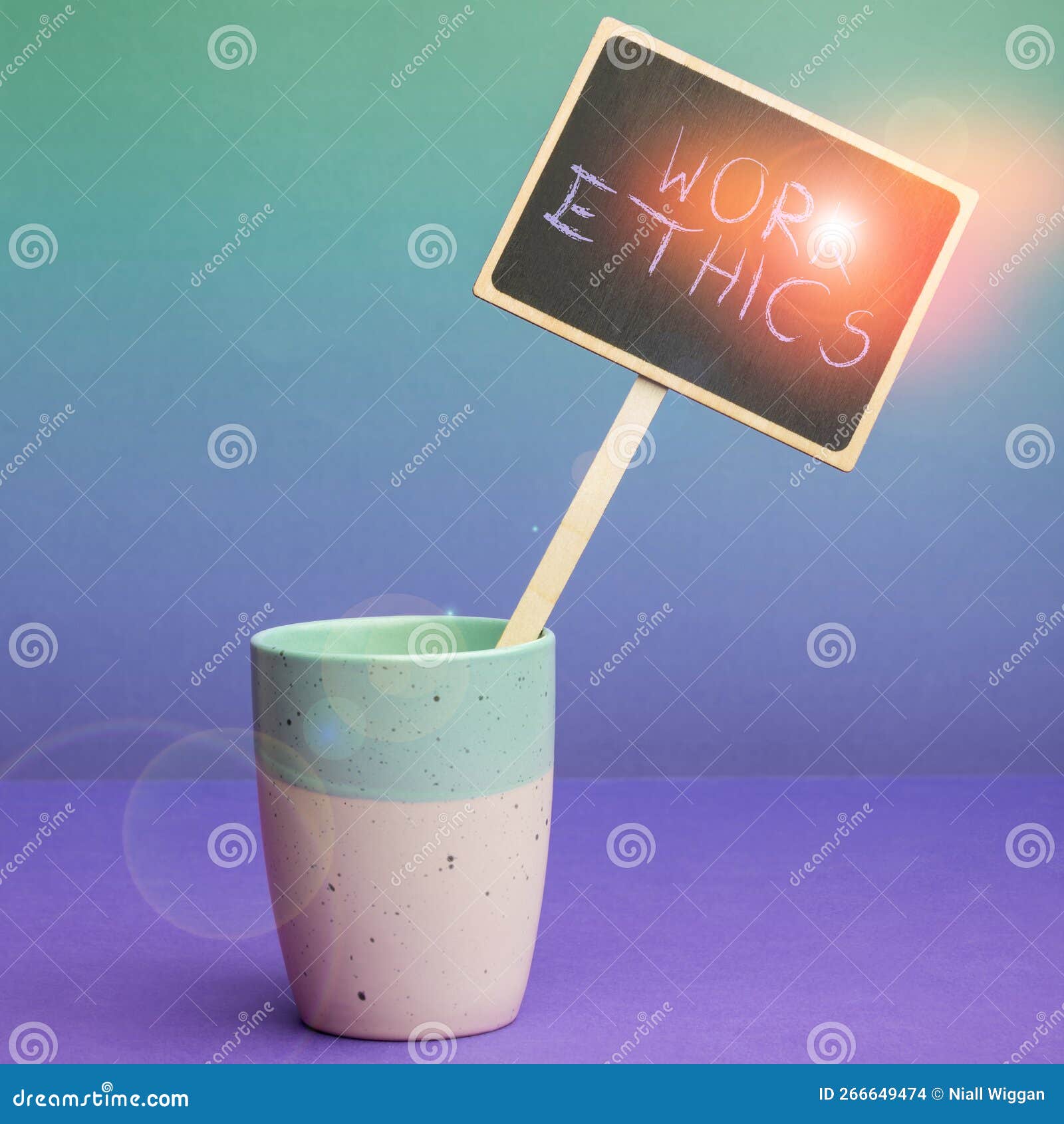 Hand Writing Sign Work Ethics. Concept Meaning a Set of Values Centered ...