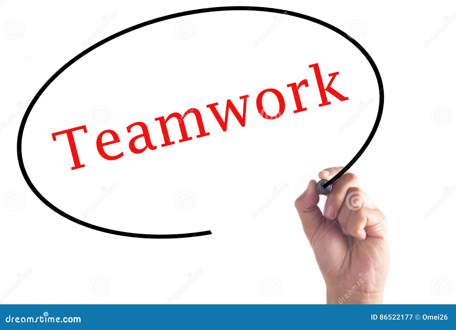 Hand Writing Teamwork on Transparent Board Stock Image - Image of ...