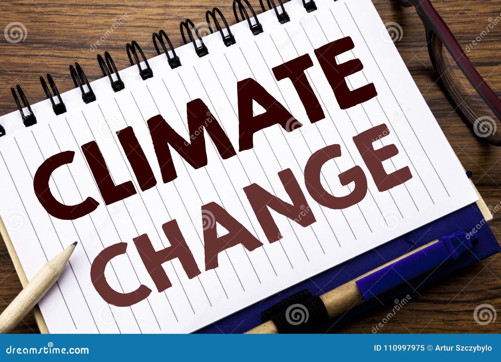 Hand Writing Text Caption Inspiration Showing Climate Change. Business ...