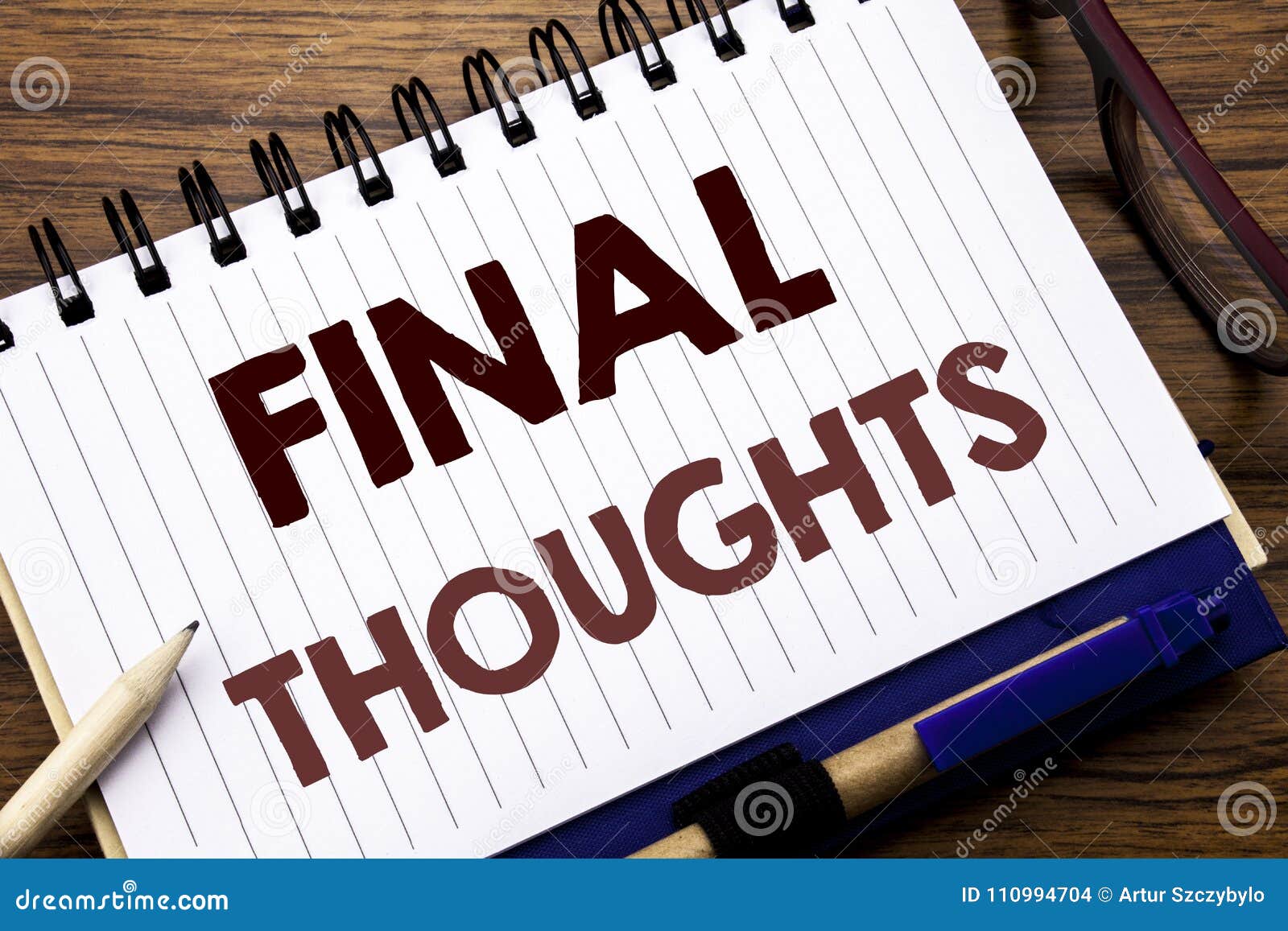 Hand Writing Text Caption Inspiration Showing Final Thoughts. Business ... Hand Writing Text Caption Inspiration Showing Final Thoughts. Business ...