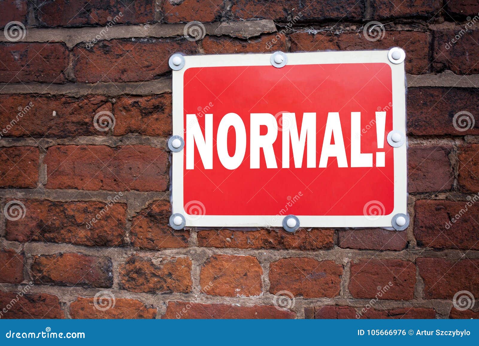 Hand Writing Text Caption Inspiration Showing Normal Concept Meaning ...