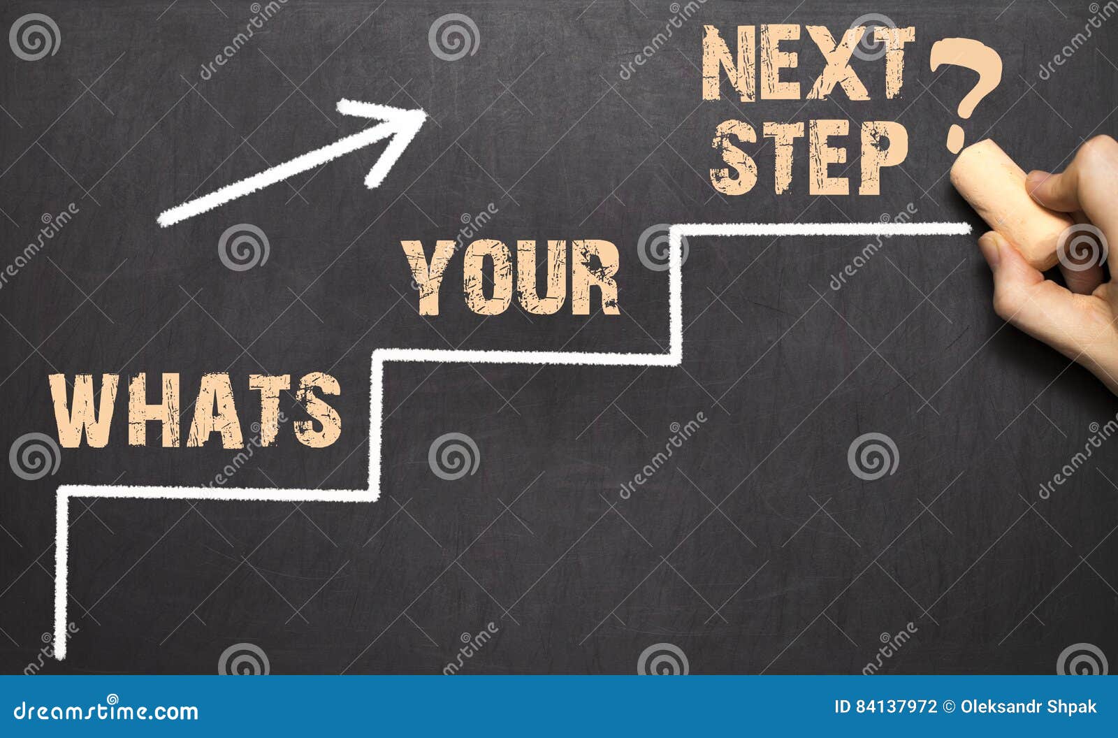 Hand Writing the Text: Whats Your Next Step Stock Photo - Image of ...