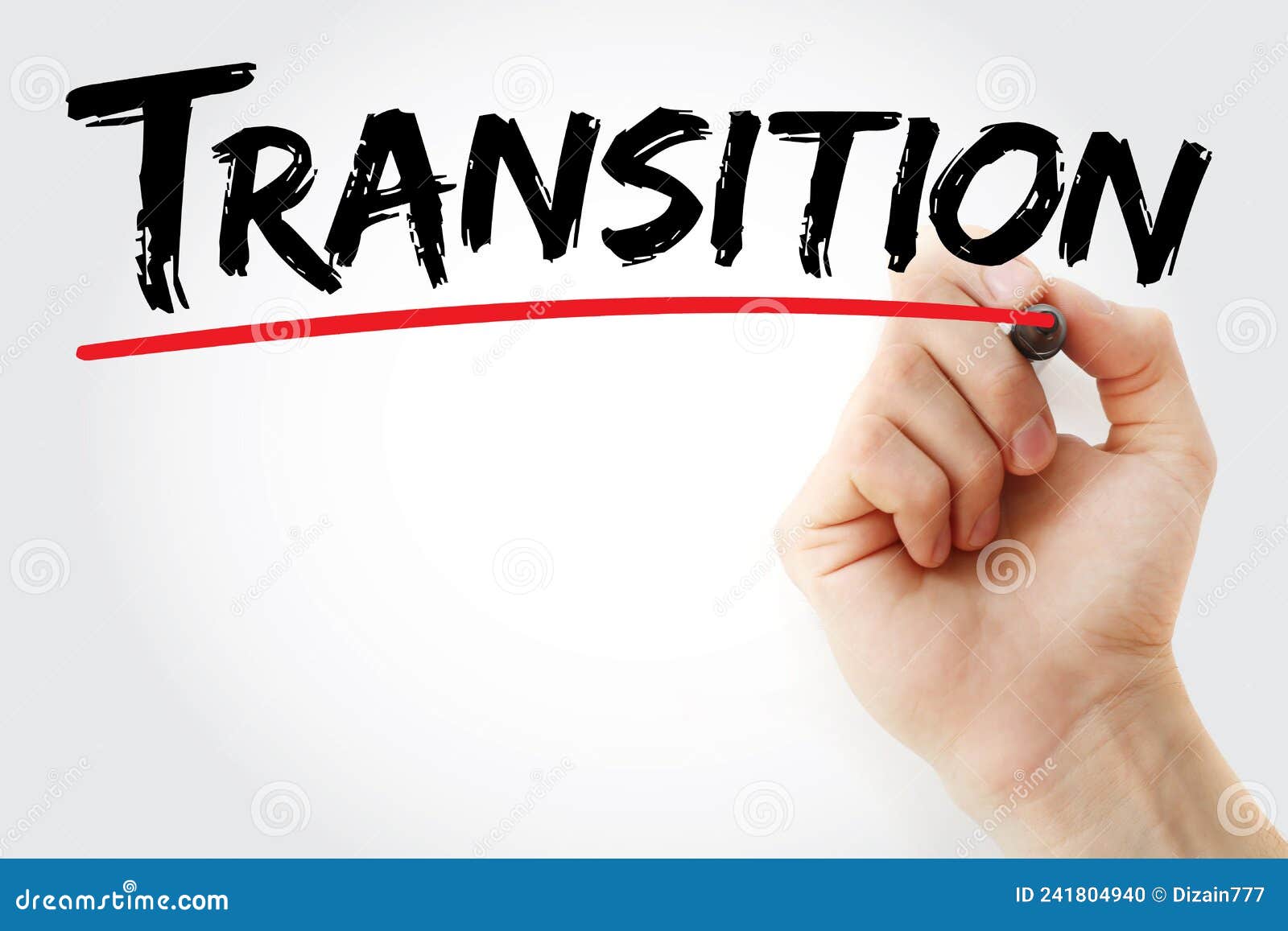 Hand Writing Transition with Marker, Concept Background Stock Photo ...