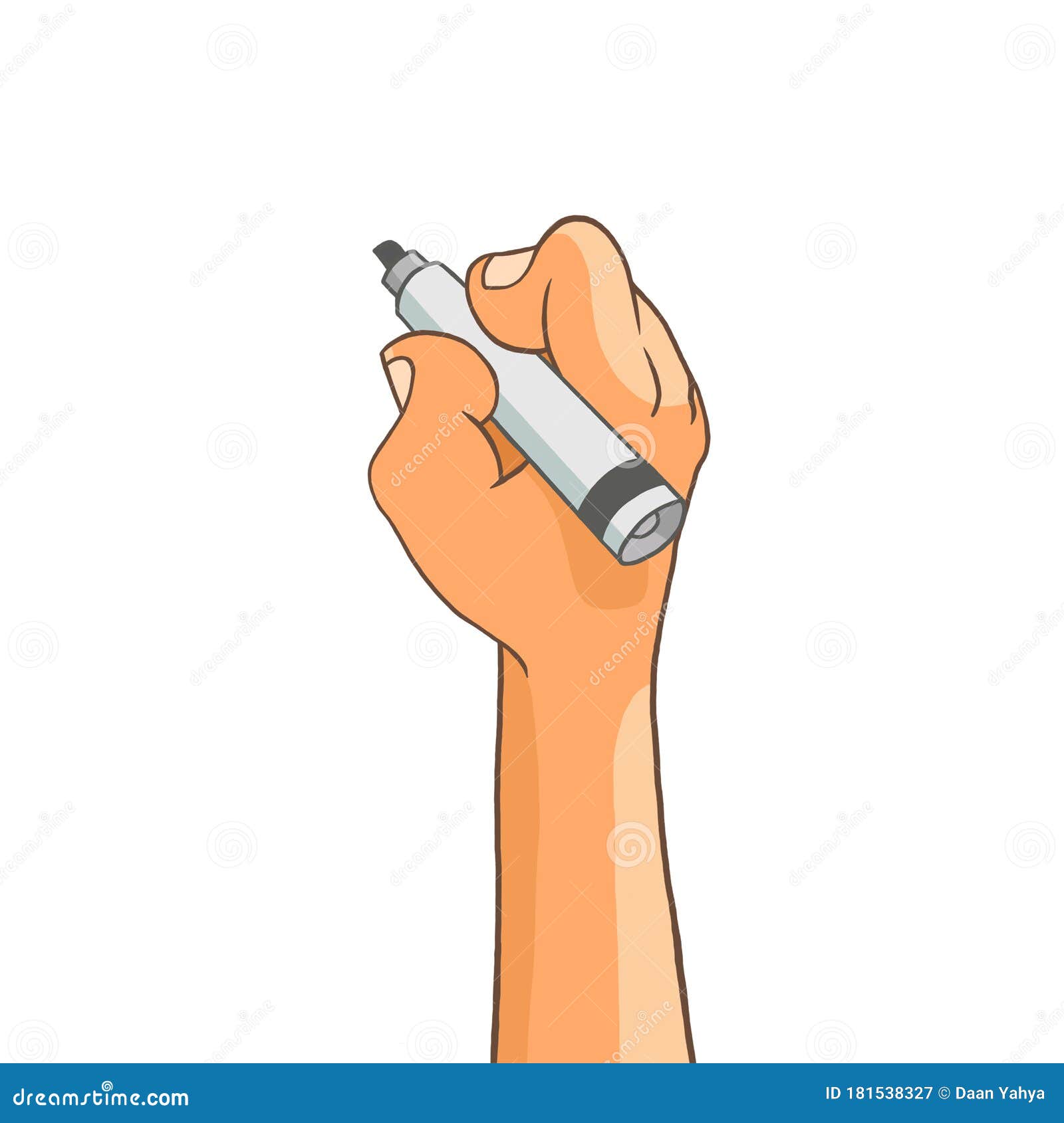 Cartoon Hand Writing