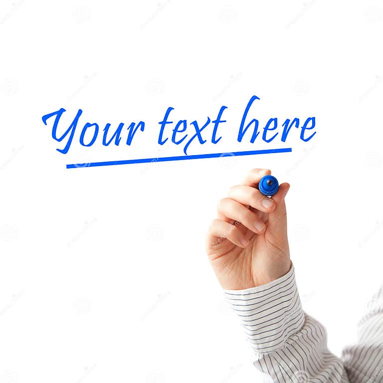 Hand writing on whiteboard stock photo. Image of advertisement - 54573836