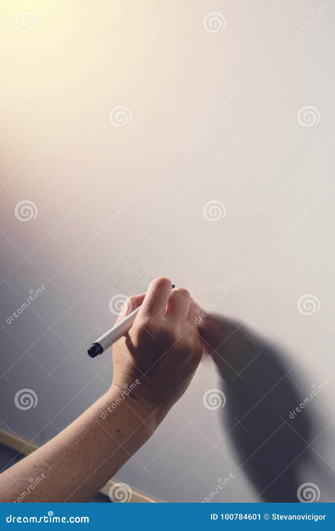 Hand Writing on Whiteboard - Office, Business and Education Stock Image ...