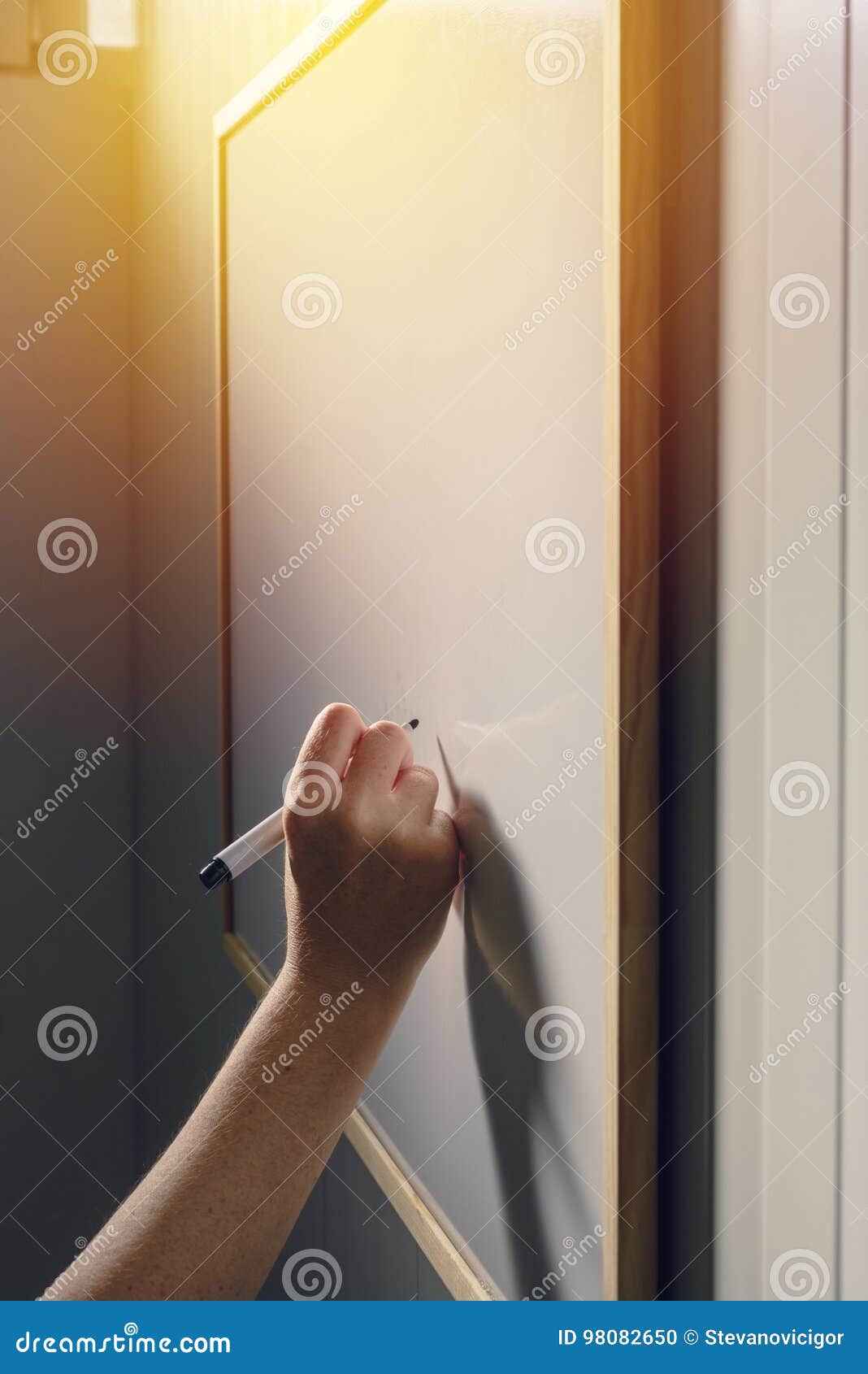 Hand Writing on Whiteboard - Office, Business and Education Stock Photo ...